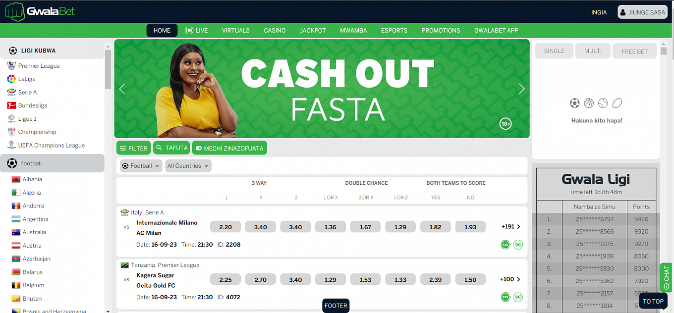 Gwala Bet App Download APK for Android & iOS in Tanzania (2025)